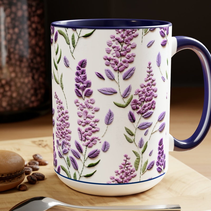 Floral Coffee Mug - Etsy