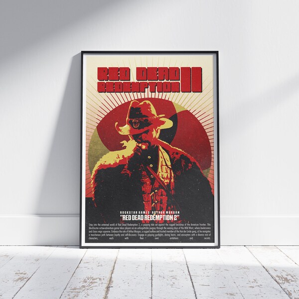 Red Dead Redemption 2 Poster - Etsy