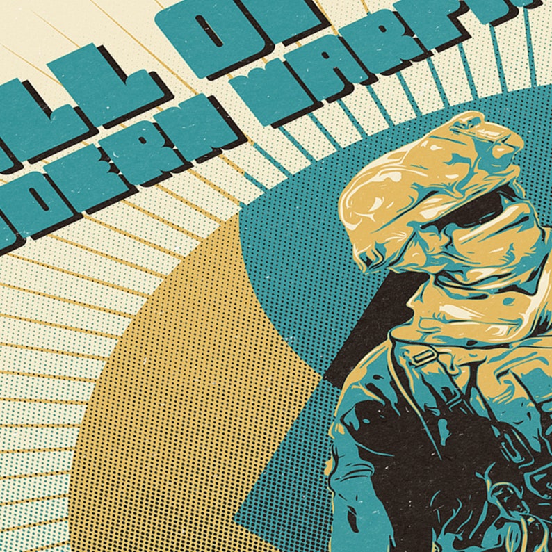 COD Modern Warfare 2 Poster - Retro Vector Technique | Gaming Wall Art ...