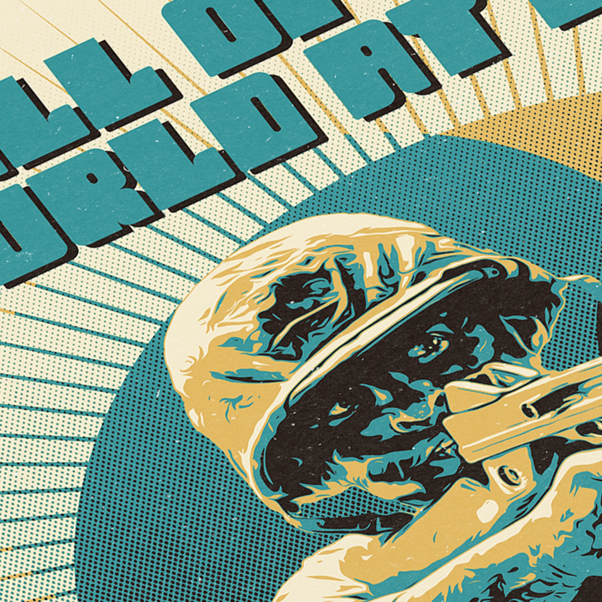 COD World at War Poster - Retro Vector Technique | Gaming Wall Art ...