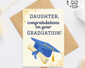 Son Congratulations on Your Graduation Printable Card, High School ...