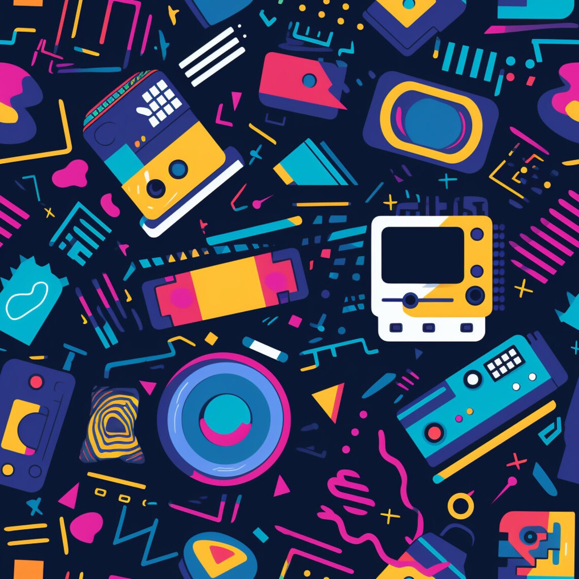 Essential 90's Aesthetic Carpet Pattern Tile Download - Etsy