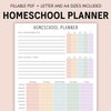 Homeschool Planner | Assignment Tracker | Academic Planner | Homeschool ...