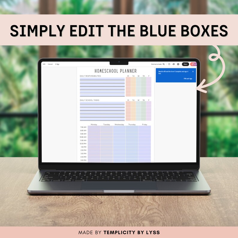 Homeschool Planner | Assignment Tracker Printable | Academic Planner ...