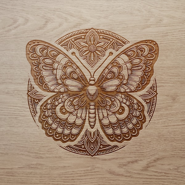 Butterfly Engraving - Etsy