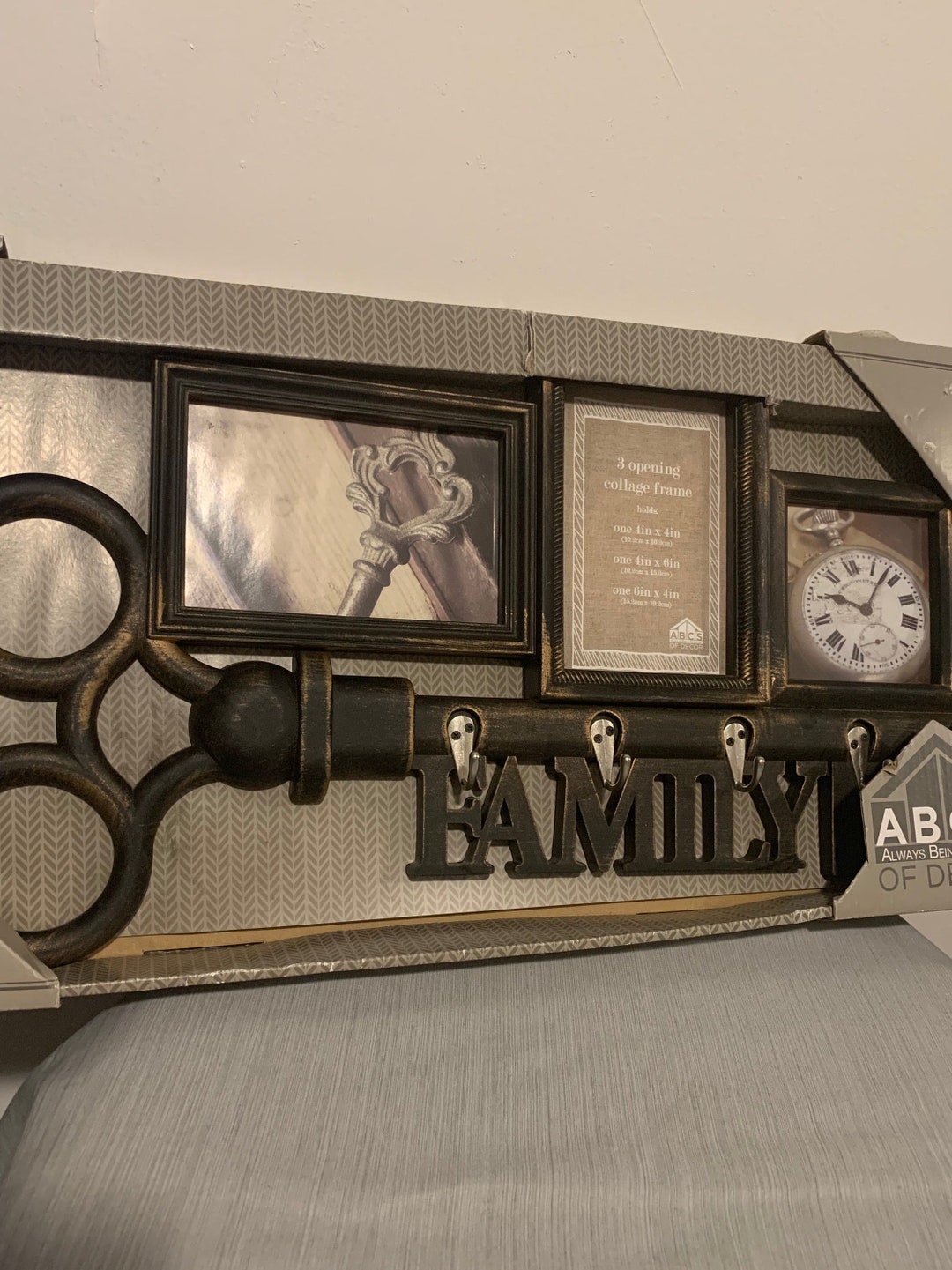 Family Key Collage Wall Art Frame - Etsy