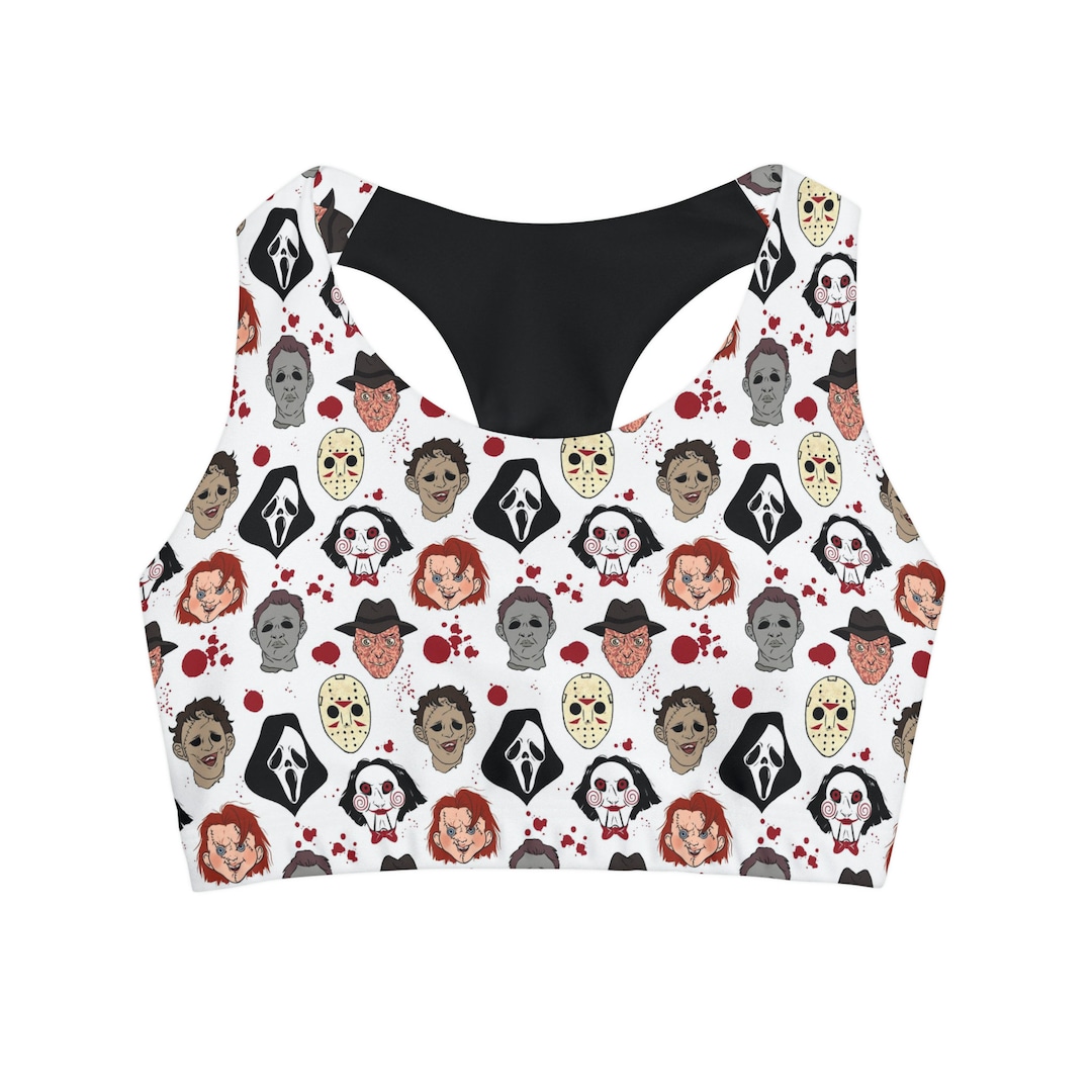 Horror Villains Girls' Swimsuit Crop Top AOP - Etsy