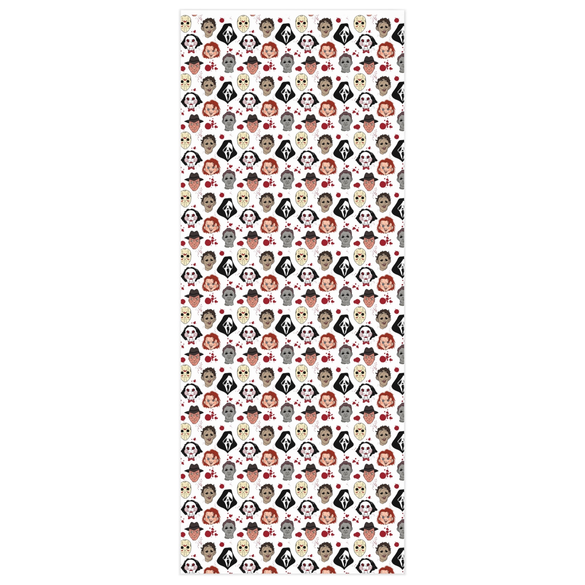 Horror Villains Wrapping Paper - Etsy