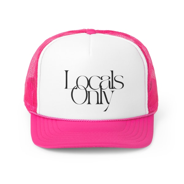 Locals Only Trucker Hat - Etsy
