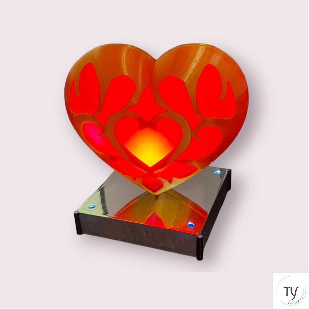 Zelda Rotating Heart LED totk/botw - Etsy