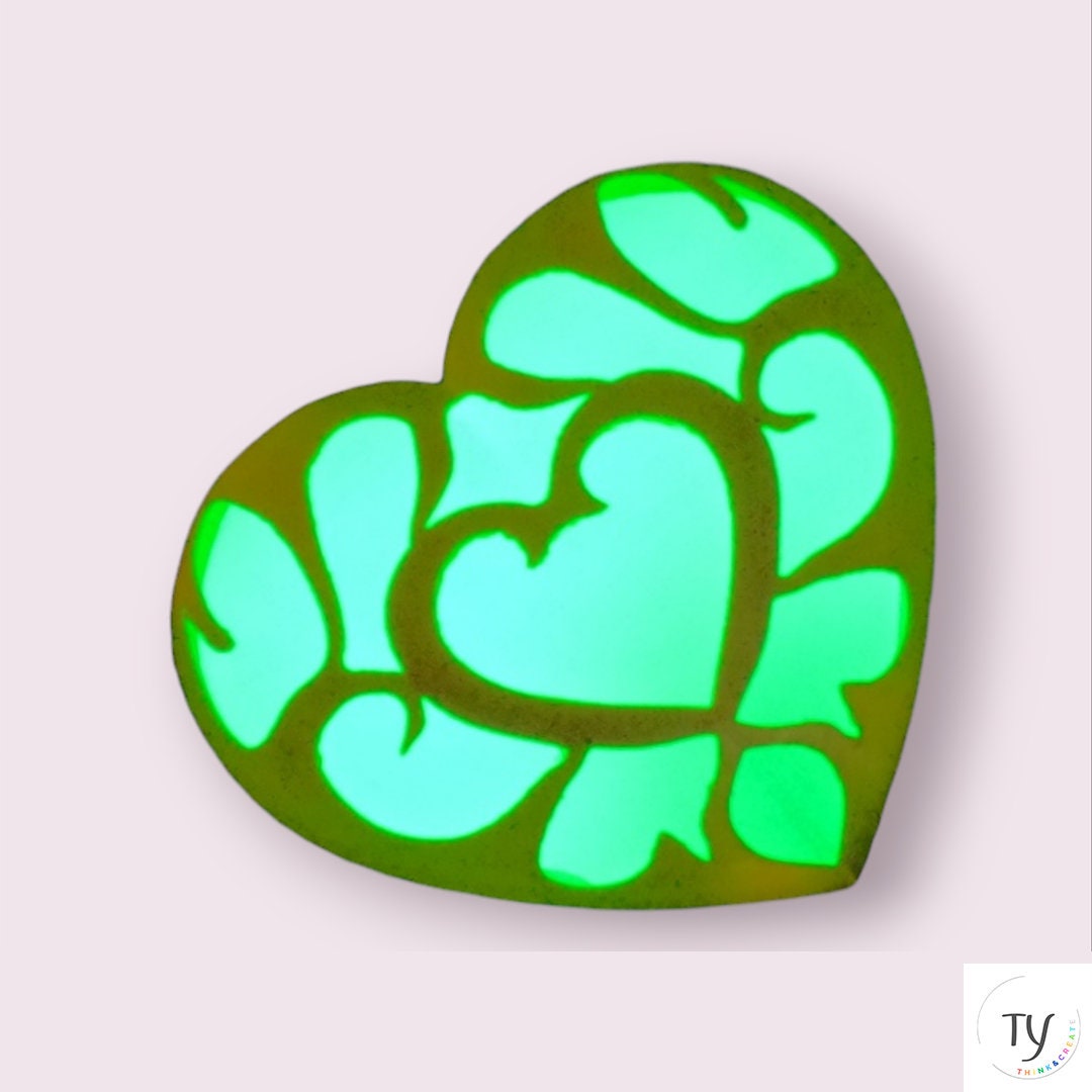 The Legend of Zelda White Heart Container LED Decoration(botw/totk) by ...