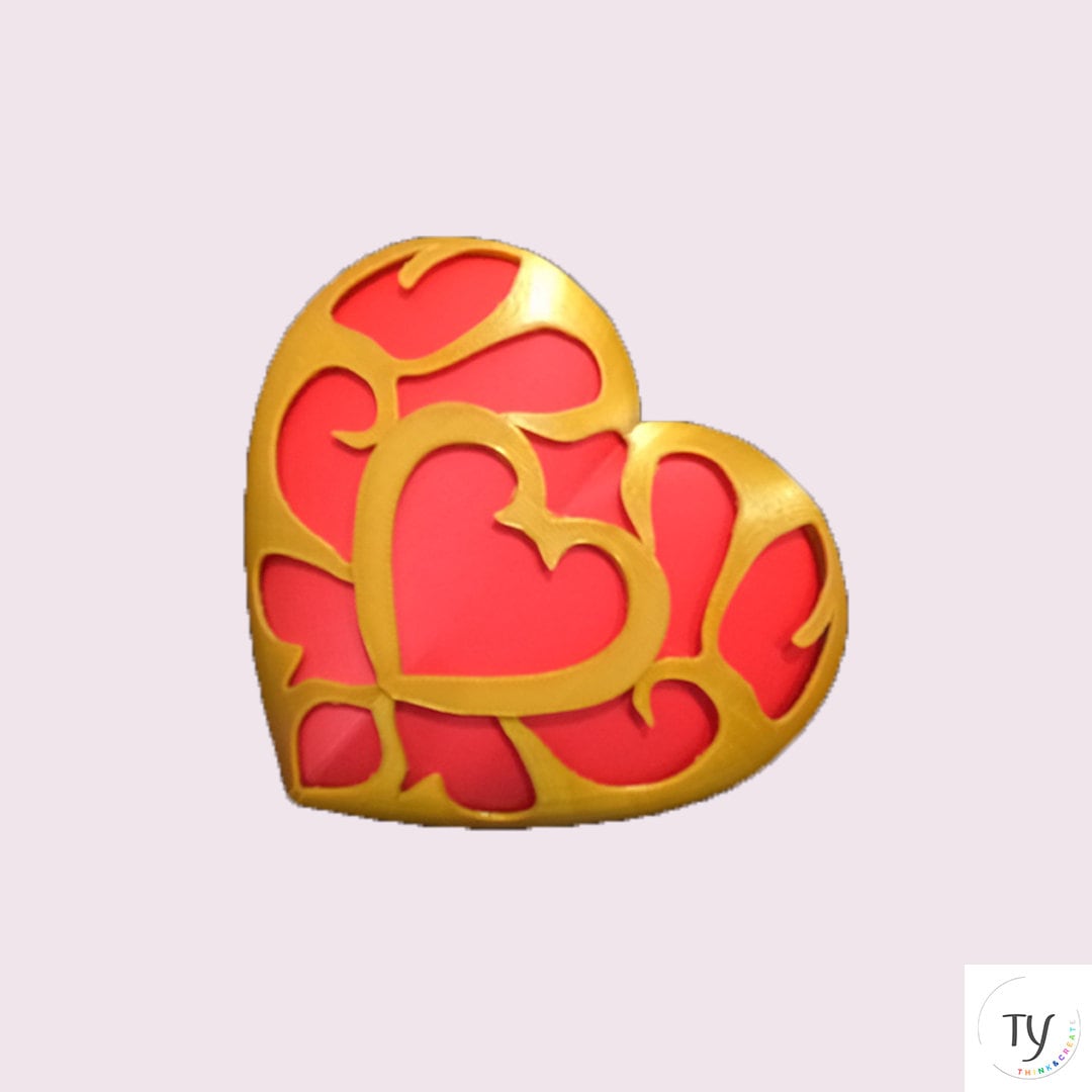 The Legend of Zelda Rotating Heart Container LED botw/totk by ...