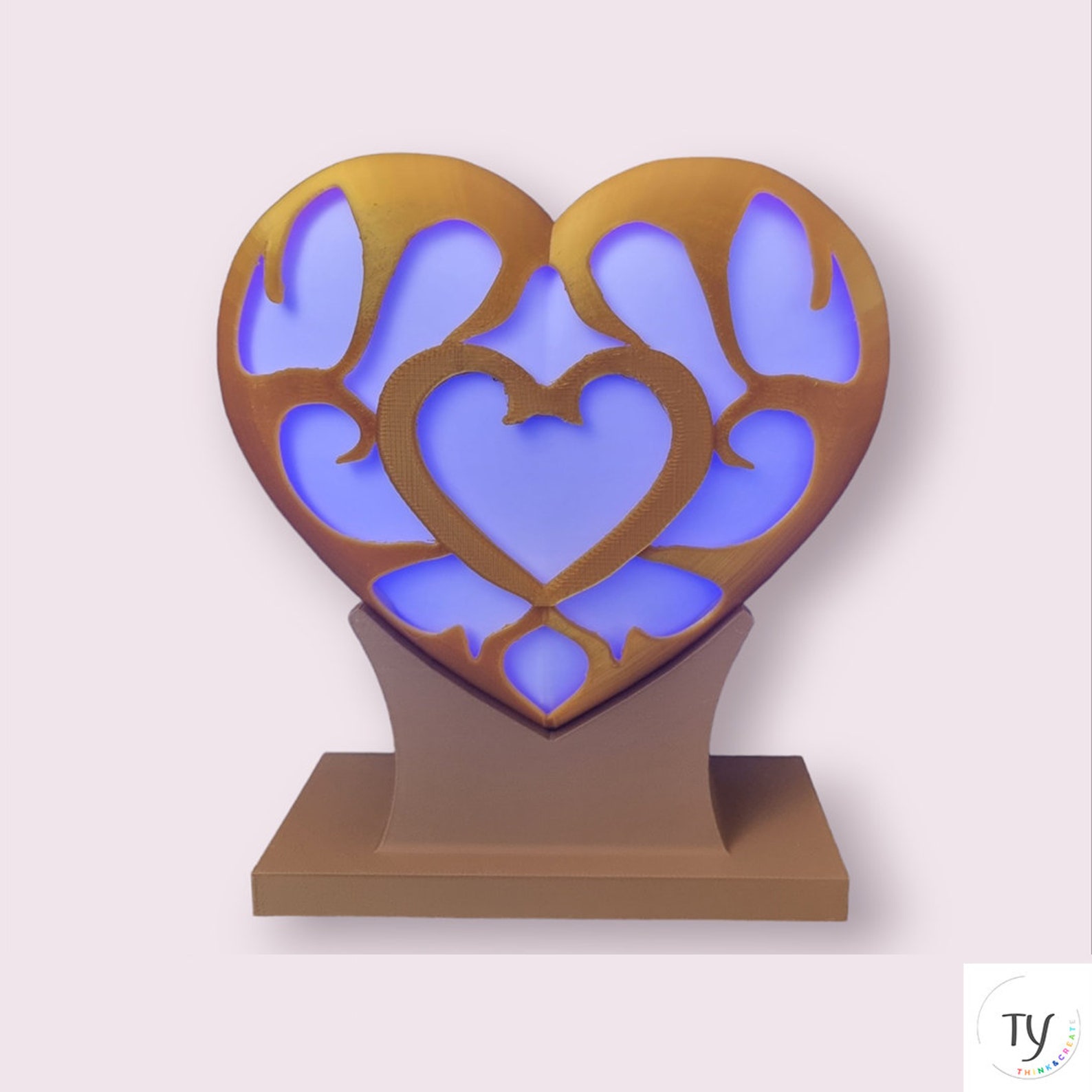 The Legend of Zelda White Heart Container LED Decoration(botw/totk) by ...