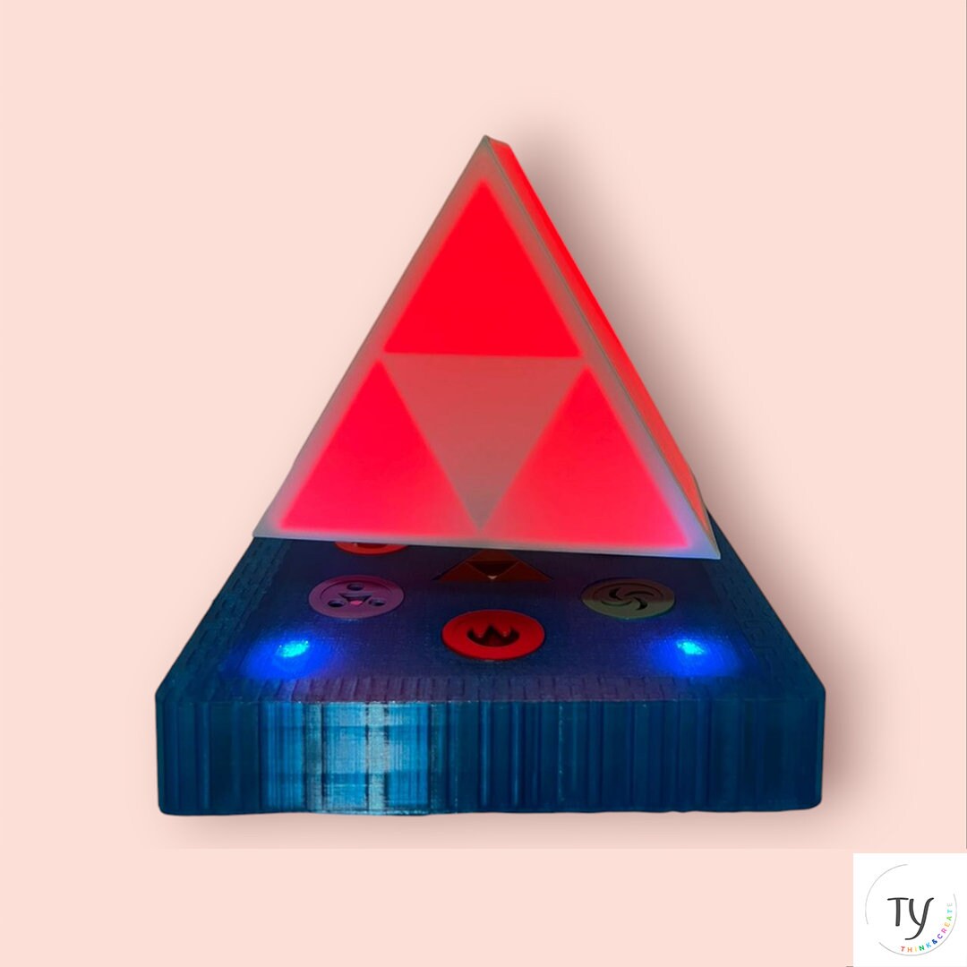 The Legend of Zelda Floating Triforce LED botw/totk by Tayeonshop-desk ...