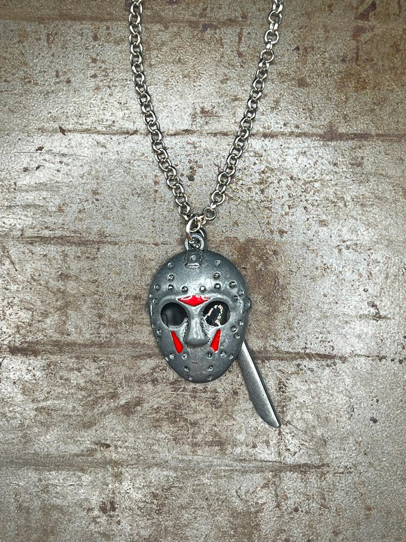 Jason Pendant Necklace, Friday the 13th - Etsy