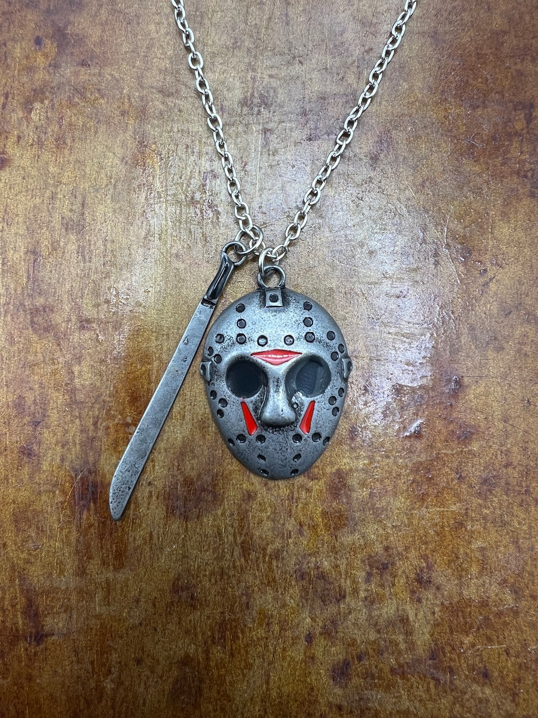 Jason Pendant Necklace, Friday the 13th - Etsy