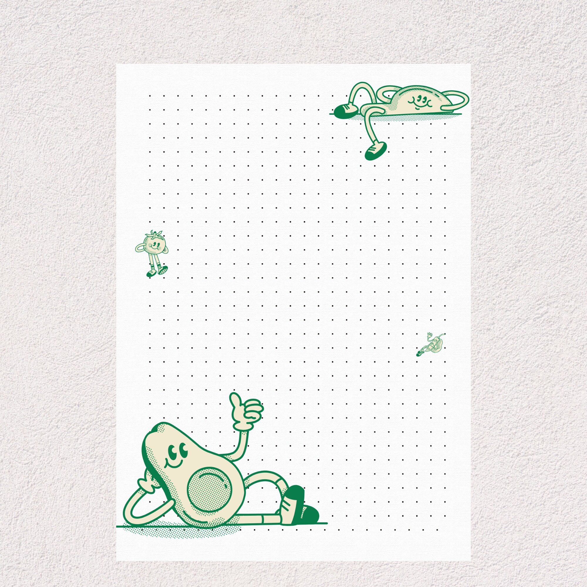 Printable Stationary, Digital Note Paper, Note Taking Template, Letter ...