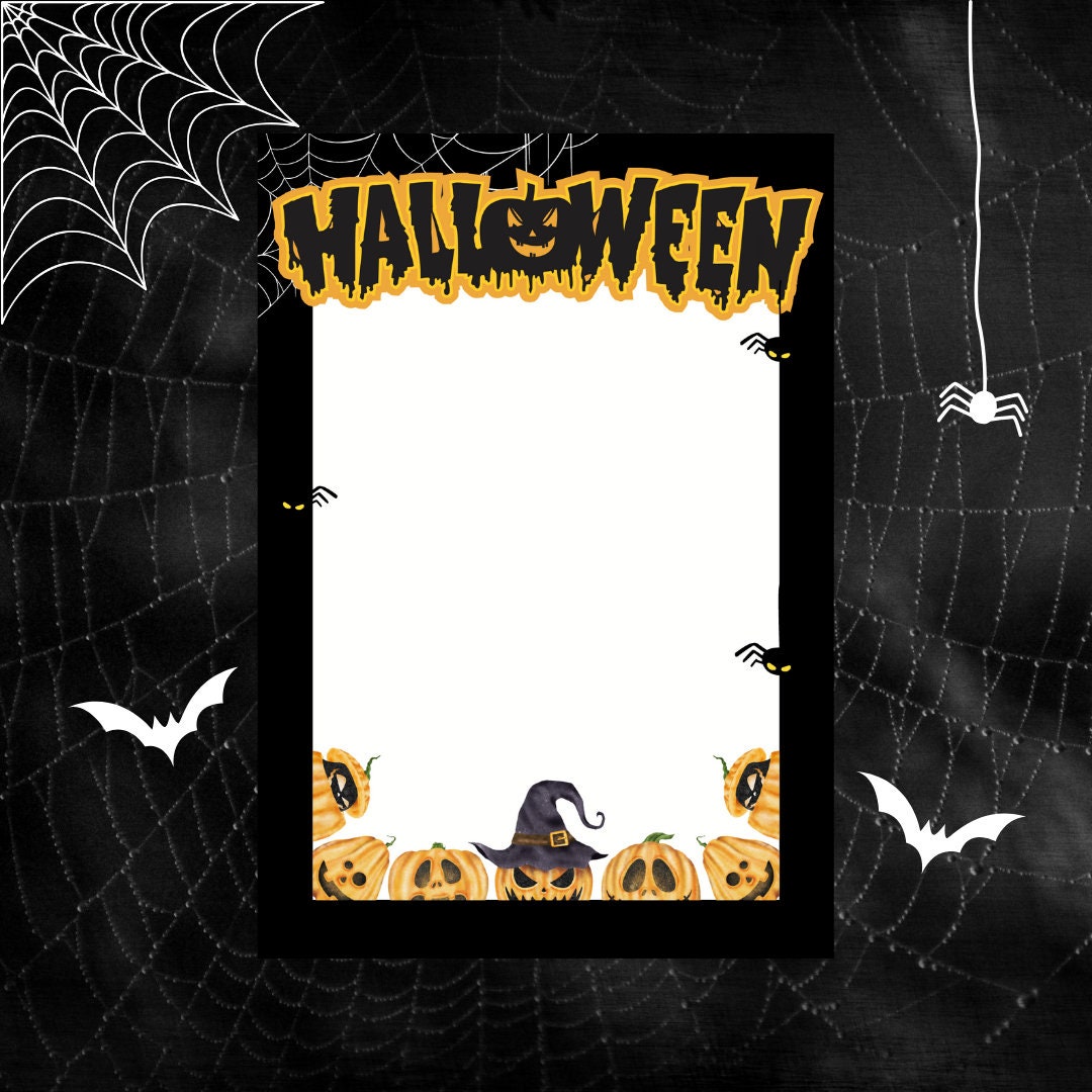 Halloween Notes Page Printable Witch Letter Writing Paper - Etsy