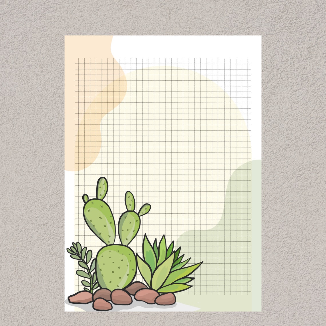 Printable Stationary, Digital Note Paper, Note Taking Template, Letter ...