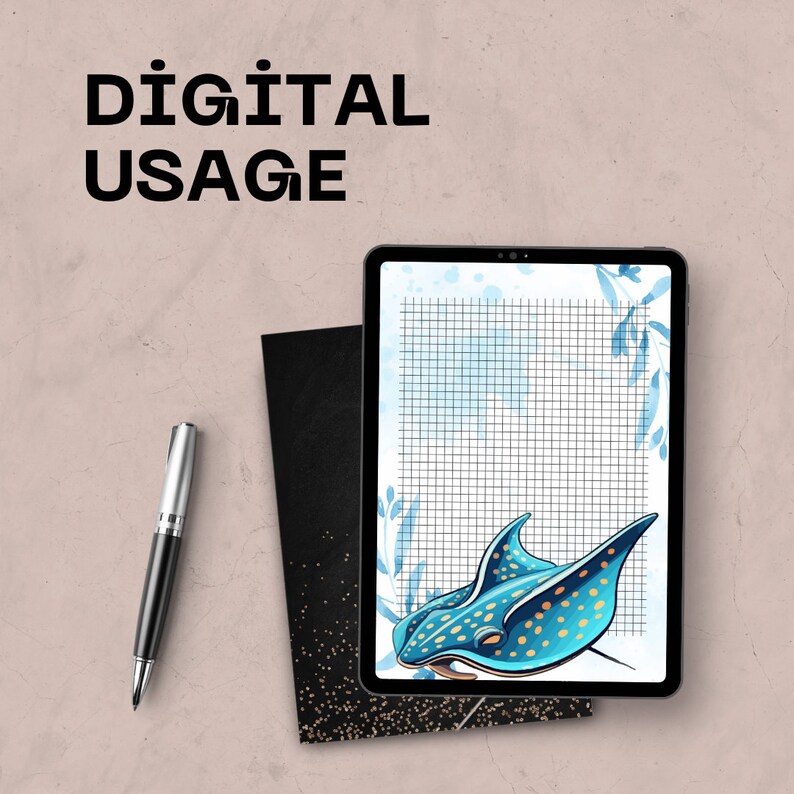 Printable Stationary, Digital Note Paper, Note Taking Template, Letter ...