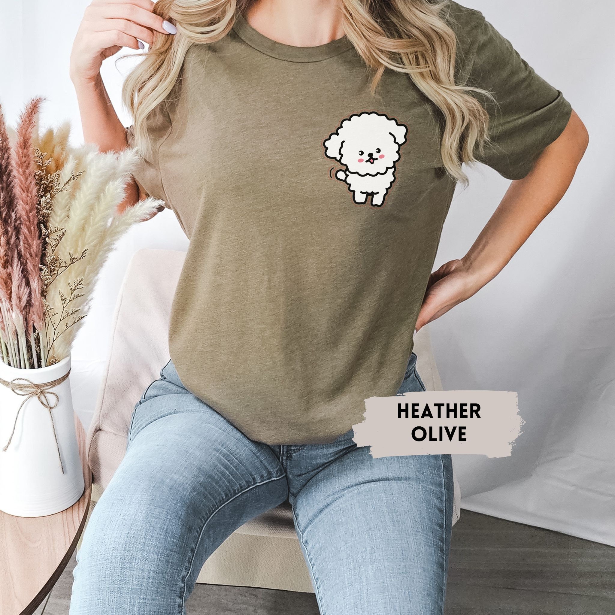 Cute Kawaii Poodle Shirt, Harajuku Animal Tee, Kawaii Clothes, Anime ...