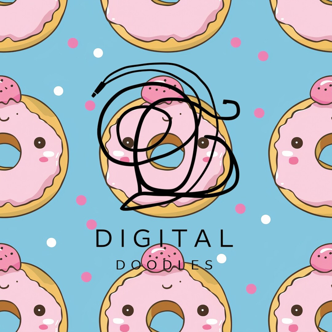 Donut, Donuts, Dessert, Sprinkles, Wallpaper, Digital Paper, Scrapbook ...