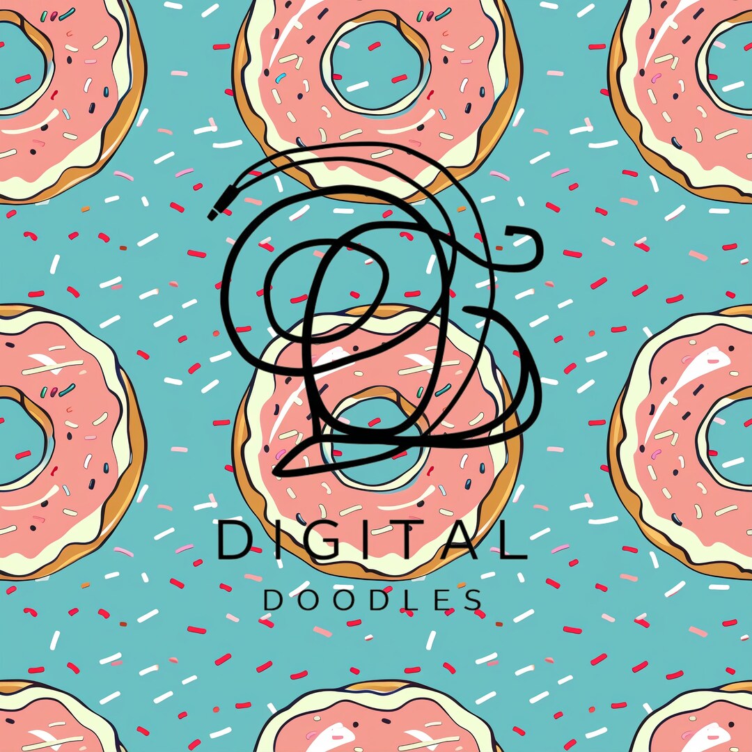 Donut, Donuts, Dessert, Sprinkles, Wallpaper, Digital Paper, Scrapbook ...