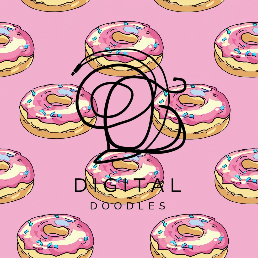 Donut, Donuts, Dessert, Sprinkles, Wallpaper, Digital Paper, Scrapbook ...