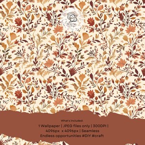 Fall, Autumn, Wallpaper, Digital Paper, Scrapbook Papers Seamless ...