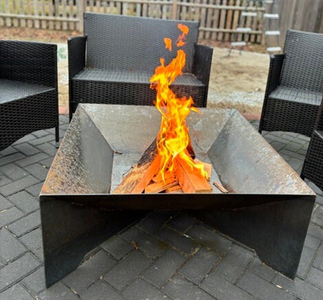 Outdoor Fire Place, Fire Pit, Large Fire Pit, Gifts for Him, Fire Bowl ...