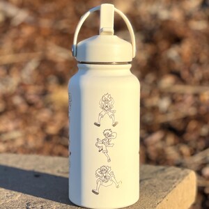 Luffy Gear 5 Water Bottle, One Piece Engraved Coffee Tumbler ...