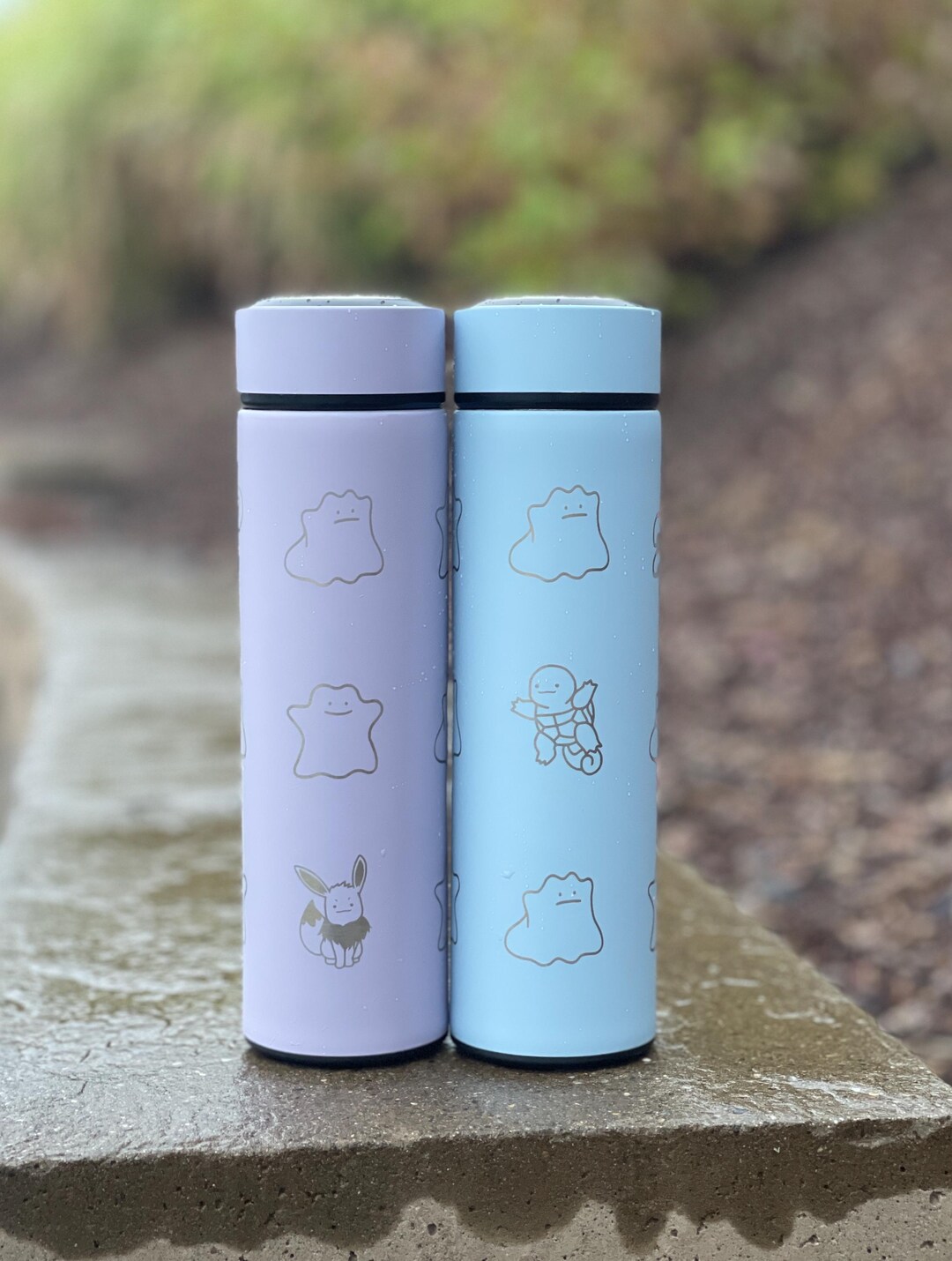 Funny Ditto Coffee Tumbler Shiny Ditto Engraved Tea Infuser Waterbottle ...