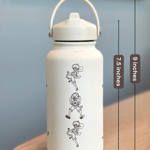 Luffy Gear 5 Water Bottle, One Piece Engraved Coffee Tumbler ...
