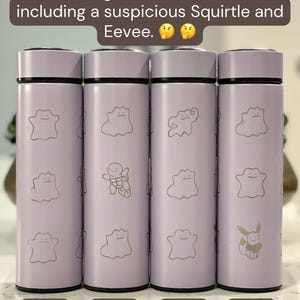 Funny Ditto Coffee Tumbler Shiny Ditto Engraved Tea Infuser Waterbottle ...