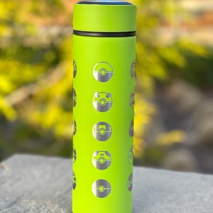 Modern Pokemon Coffee Tumbler pokeball Water Bottle Tea Infuser ...