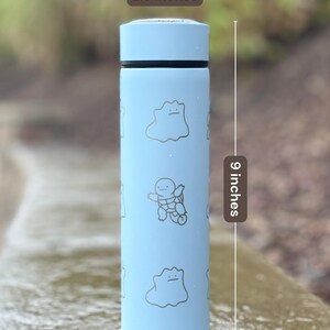 Funny Ditto Coffee Tumbler Shiny Ditto Engraved Tea Infuser Waterbottle ...