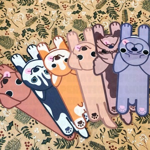 Long Cat & Dog Bookmarks - Etsy