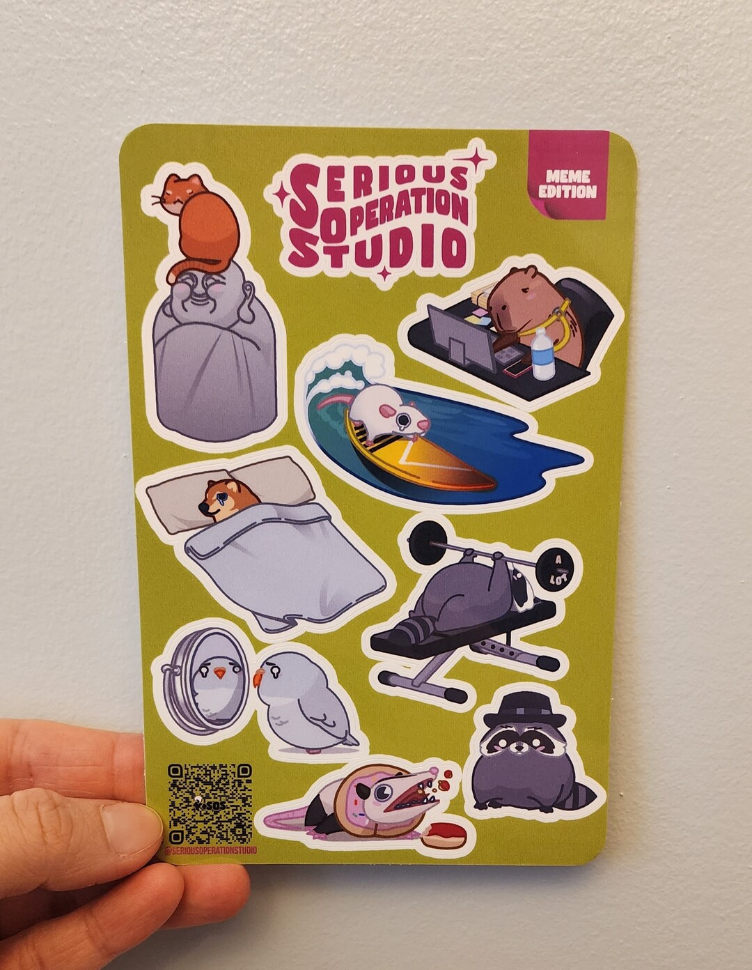 Meme Edition Waterproof Vinyl Sticker Sheet - Etsy