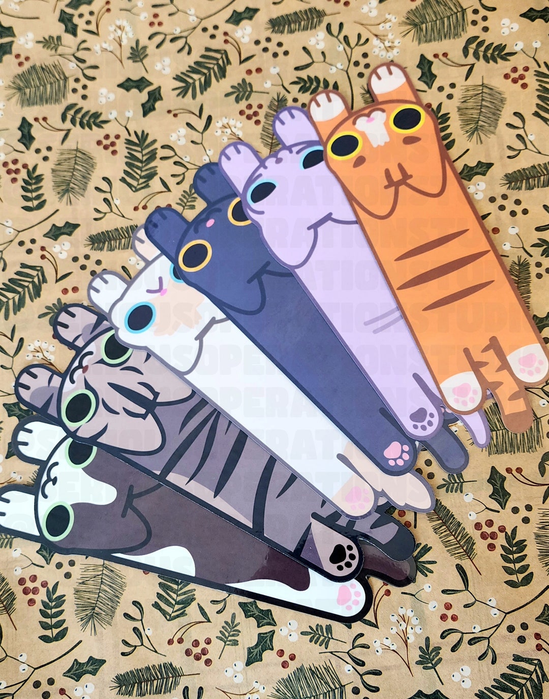 Long Cat & Dog Bookmarks - Etsy