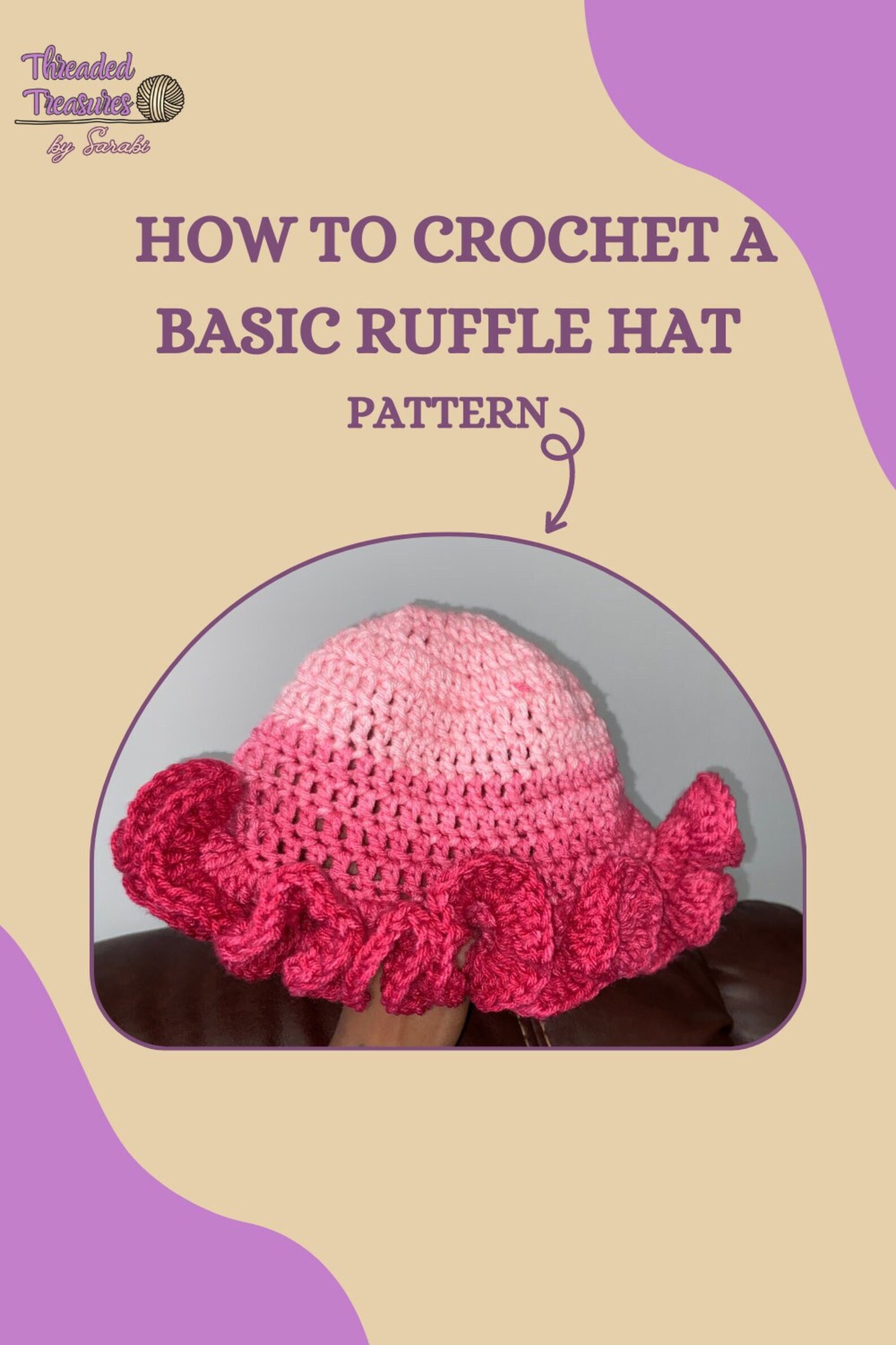 Basic Ruffle Hat Pattern - Etsy