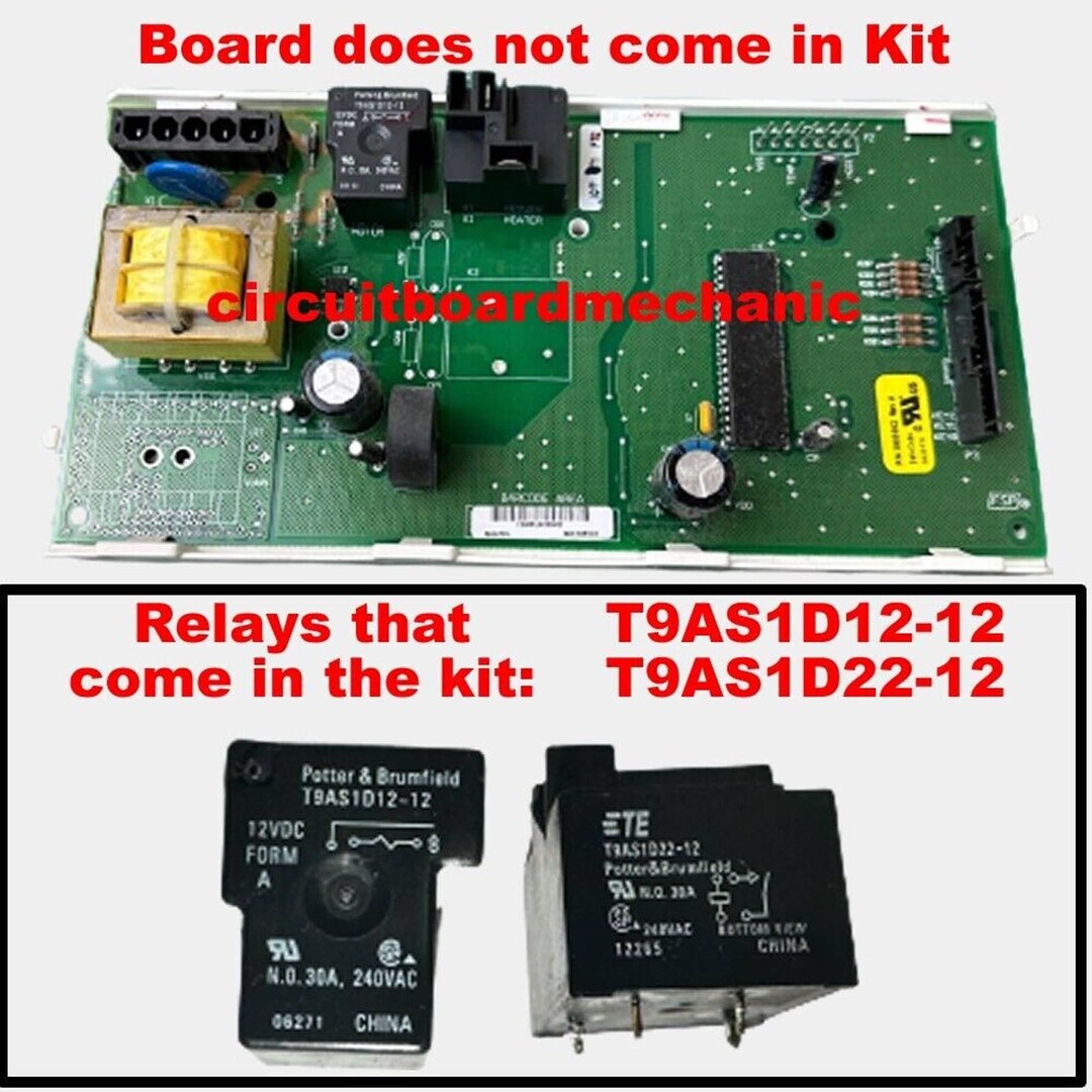Repair Kit Control Board WP8546219 8546219 3980062whirlpool Dryer ...