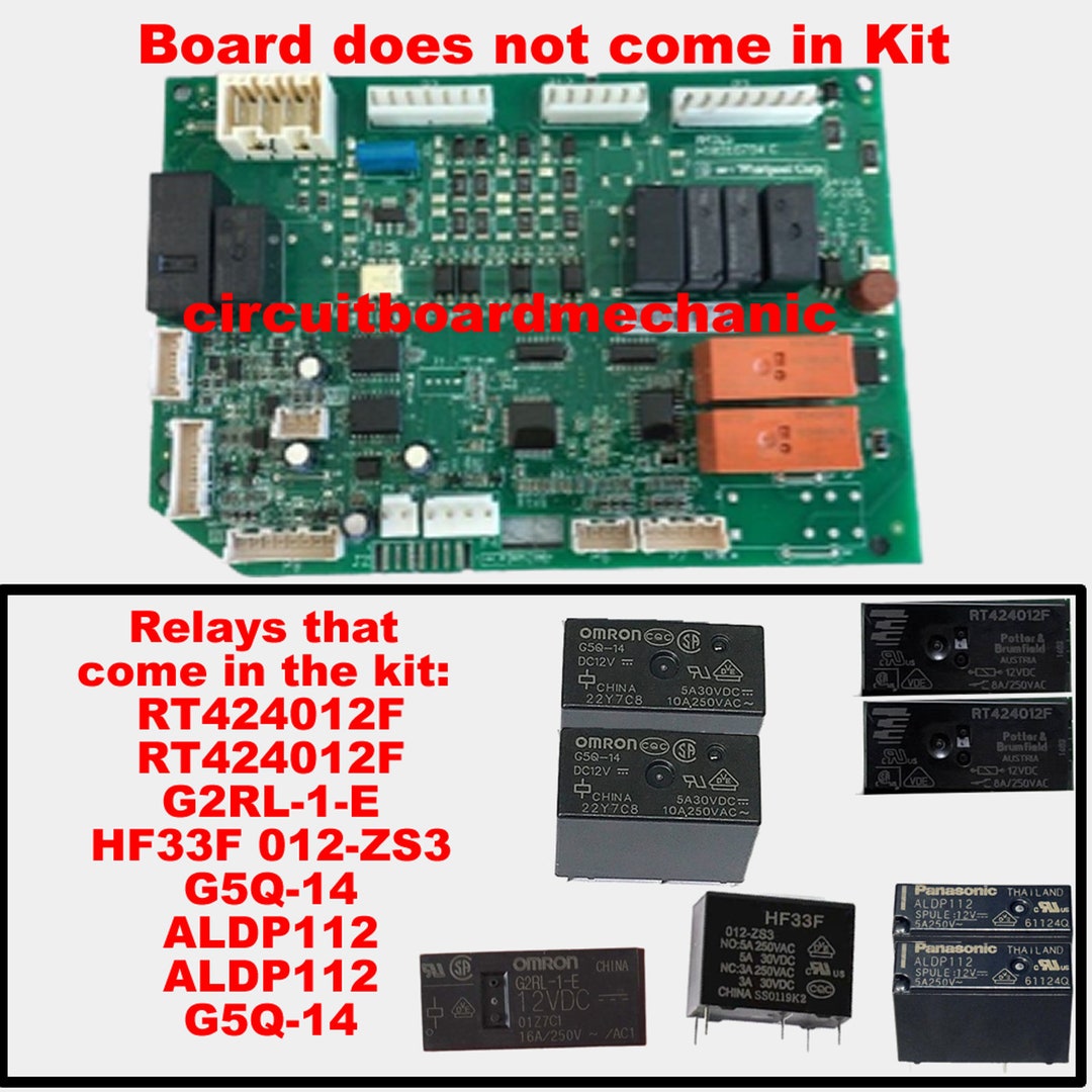 Repair Kit W10743957 Whirlpool Refrigerator Control Board - Etsy