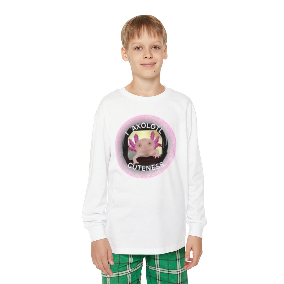 Axolotl Youth Fall Long Sleeve Sleep Wear for Kids - Etsy