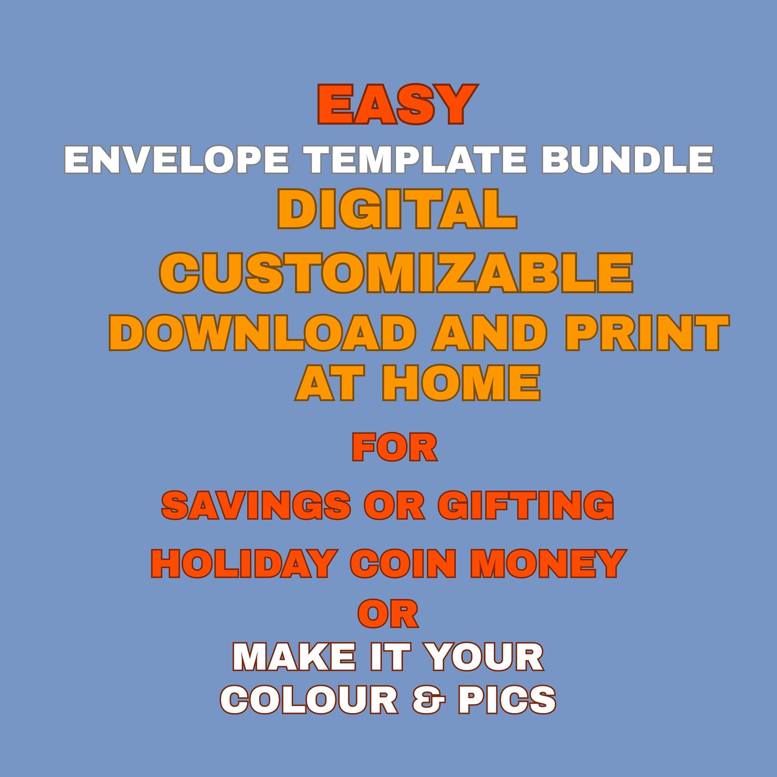 5x7 & 4x6 Envelope Template Bundle: Printable PDF (digital Download) - Etsy