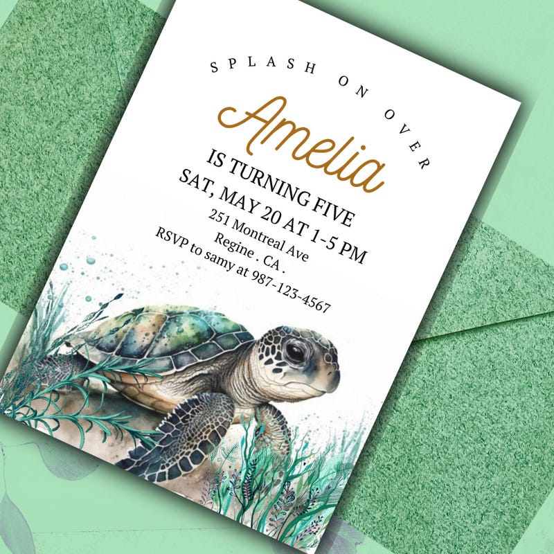 Sea Turtle Party - Etsy