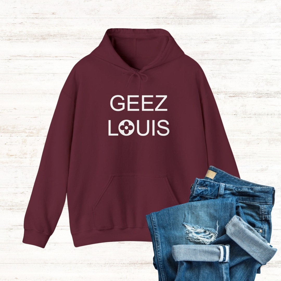 GEEZ LOUIS Hooded Sweatshirt - Etsy