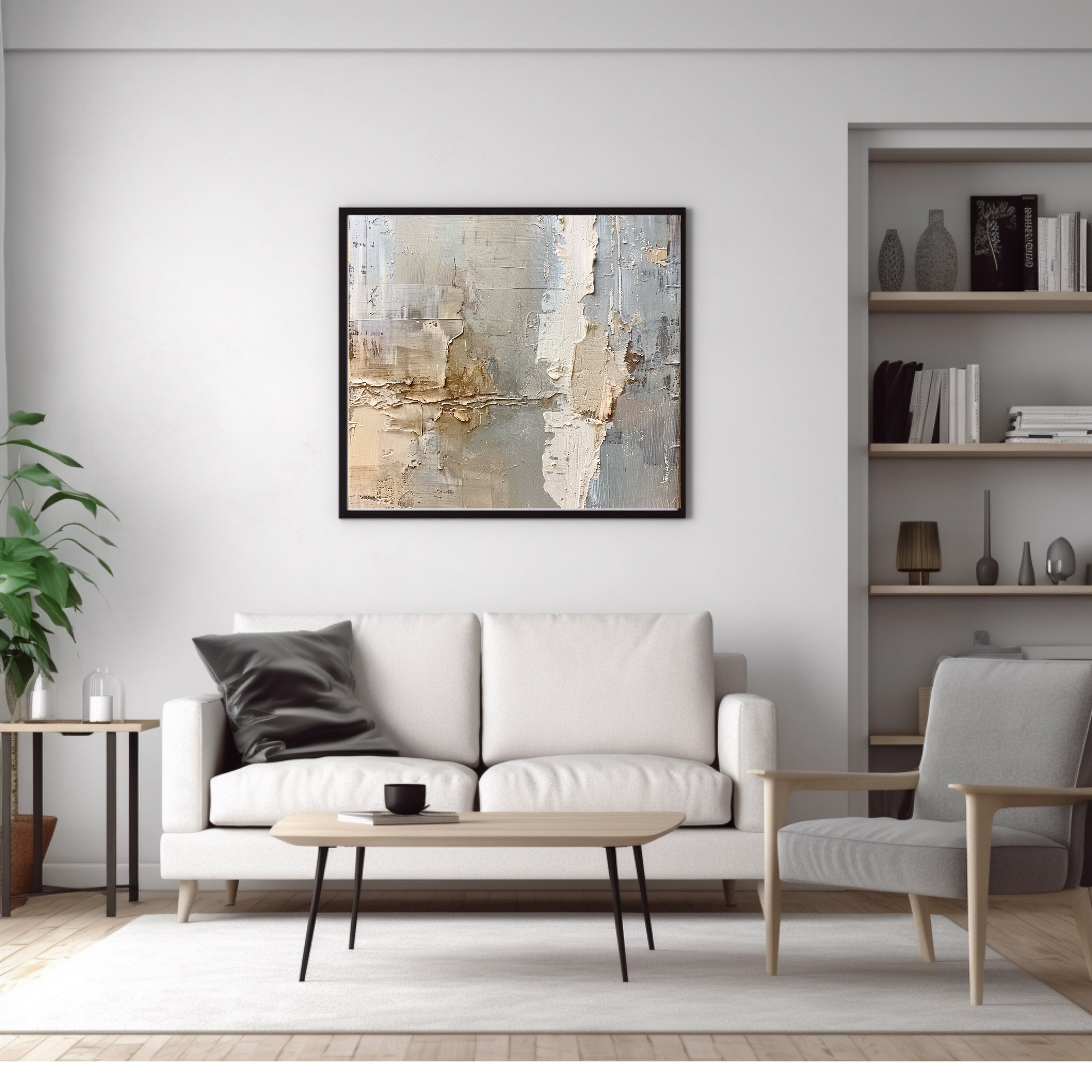 Abstract Gold Oil Painting on Canvas by 13 Year Old Artist - Etsy