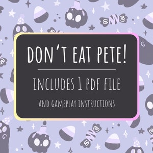 Don't Eat Pete Printable Halloween Edition Printables - Etsy
