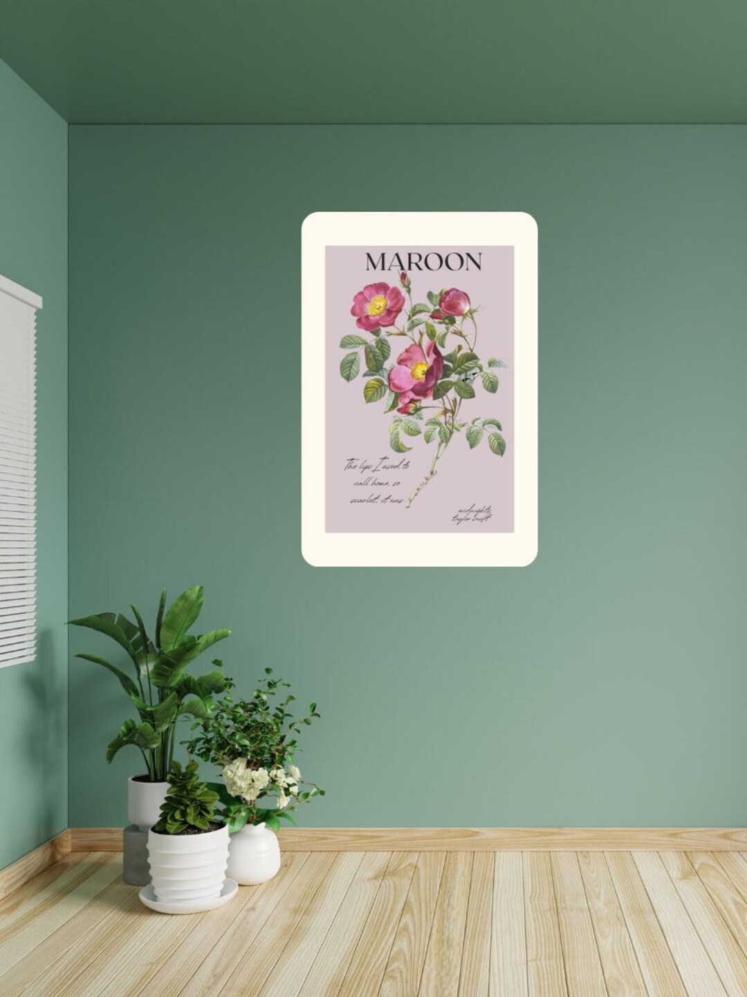 Maroon Midnights Poster, Maroon Lyrics Taylorswift Poster, Taylorswift ...