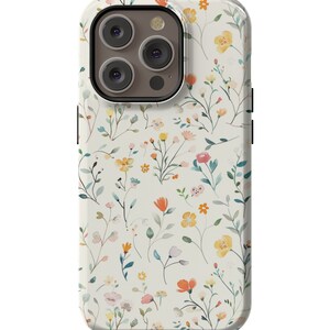 Cute Watercolor Flowers Magsafe Tough iPhone 12-15 Case - Etsy